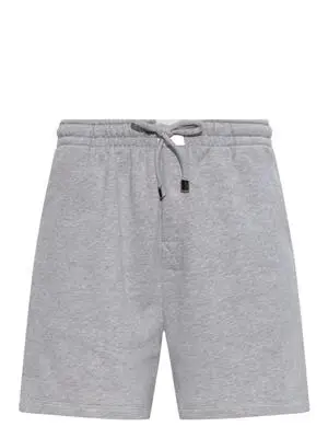 Attico Logo Patch Drawstring Shorts - Grey