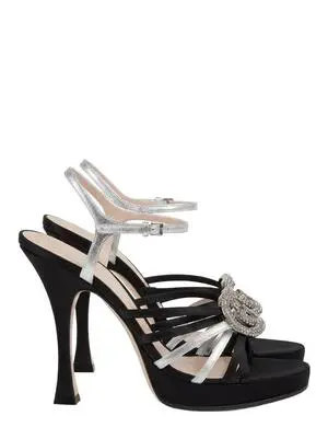 Gucci Embellished Stiletto Heeled Pumps - Black