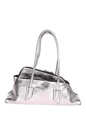 Attico Double Handle Handbag - White