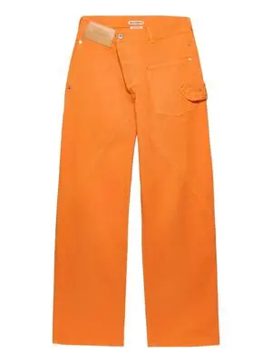 J.W.ANDERSON Twisted Workwear Jeans - Bright Orange