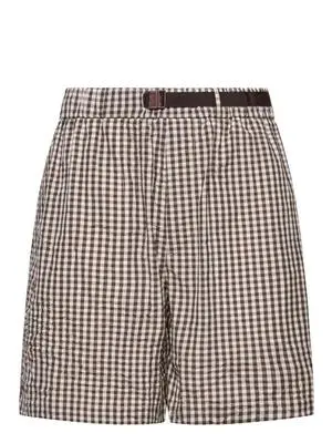 MONCLER Moncler Vichy Cotton Blend Shorts