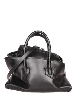 Attico Double-handle Handbag - Black