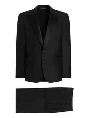 Dolce & Gabbana Dolce Gabbana Two-button Tailored Suit - Black