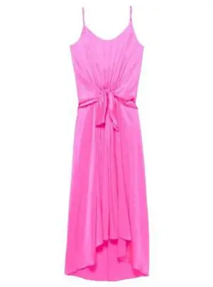 J.W.ANDERSON Knotted Waist Longline Dress - Pink