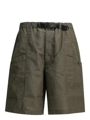 Comme Des Garçons Homme Plaid Cargo Shorts - Brown