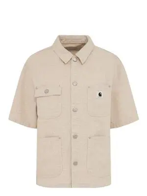 Carhartt Work In Progress Michigan Short-sleeved Shirt With Pockets - Nude