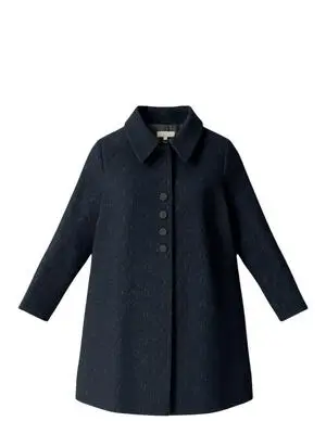 Alaïa Long Sleeve Coat - Black