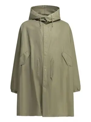Comme Des Garçons Homme Oversize Fit Hooded Parka - Grey