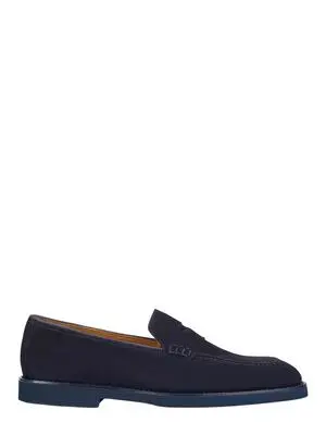 DOUCAL'S Suede Loafer - Blue