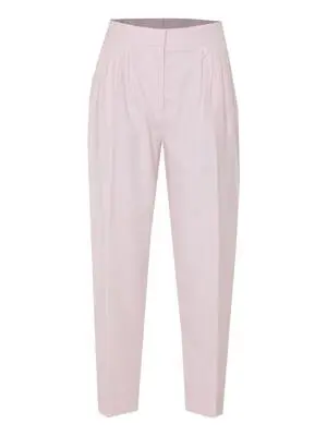 TWINSET Pleated Tapered Trousers - Pink