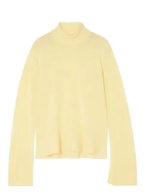 TOTEME Long Sleeve High Collar Blouse - Nude