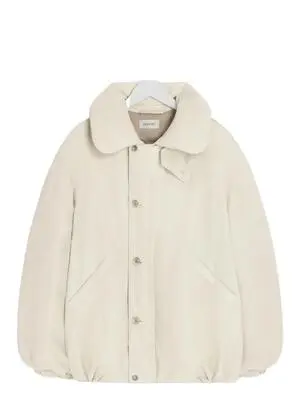 LEMAIRE Bubble Collar Puffer Jacket - Bone
