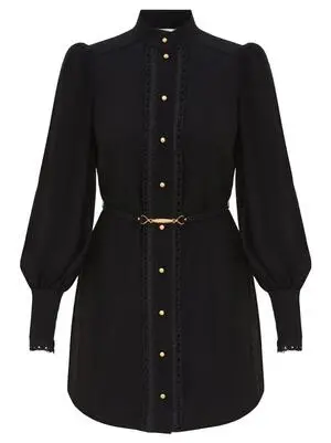 Zimmermann Trimmed Mini Dress - Black