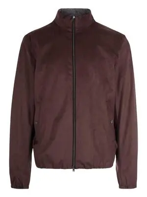 Herno Long-sleeved Zip-up Coat - Red