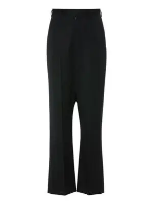 MAISON MARGIELA Pleated Wide-leg Trousers - Black