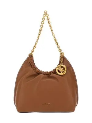 Michael Kors Cinch Chain Shoulder Bag - Brown