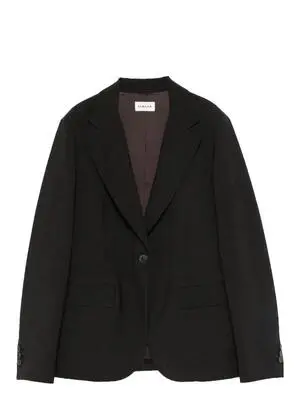 P.a.r.o.s.h Single-breasted Blazer With Buckle Cuffs - Black