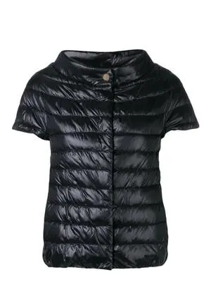 Herno Quilted Short Sleeve Vest - Black