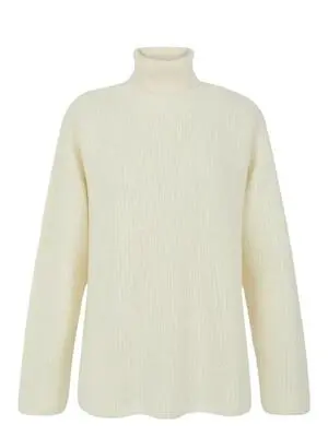 P.a.r.o.s.h Embellished Turtleneck Jumper - White