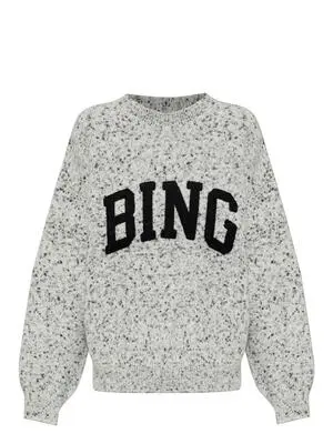 ANINE BING Sydney Sweater With Letter Pattern - Multicolor