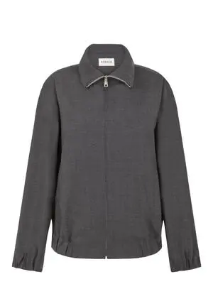 P.a.r.o.s.h Wool Bomber Jacket - Grey