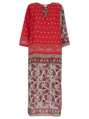 P.a.r.o.s.h Printed Maxi Dress - Red