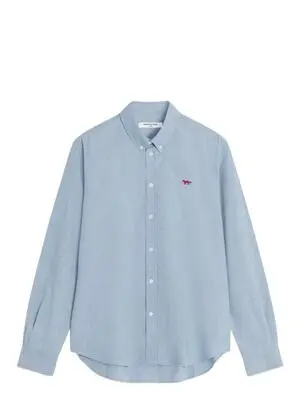 Maison Kitsuné Button-down Long-sleeved Shirt - Blue
