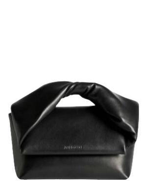 J.W.ANDERSON J.W.Anderson Twister Logo Debossed Medium Tote Bag Black