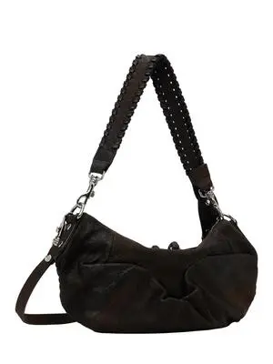 VIVIENNE WESTWOOD Zippered Shoulder Bag - Black