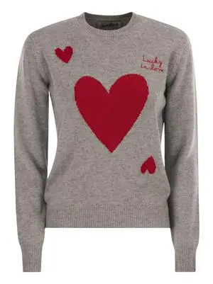 MC2 SAINT BARTH Mc2 Saint Barth Lucky In Love Knitted Jumper