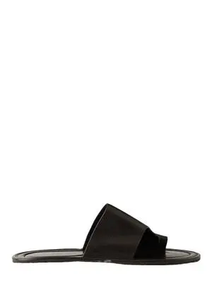 THE ROW Flat Slip-on Sandals - Blk