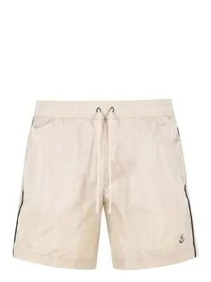 Moncler Technical Drawstring Bermuda Shorts - Snow-white