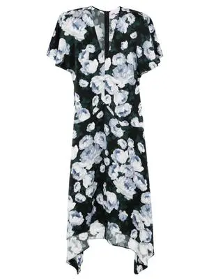 Stella McCartney Floral Print Midi Dress - Multicolor