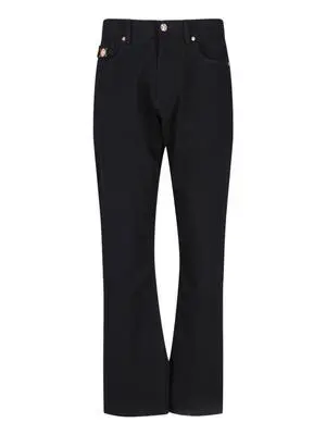 Versace Straight Leg Jeans - Black