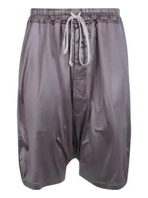 Rick Owens Dropped-crotch Drawstring Shorts - Gray