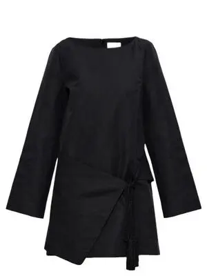 Posse Yvette Tassel Mini Dress - Black