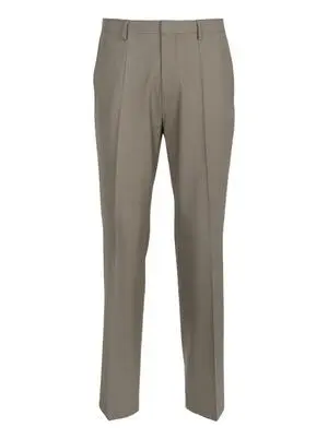 Hugo Boss Tailored Pleated Trousers - Gray-brown