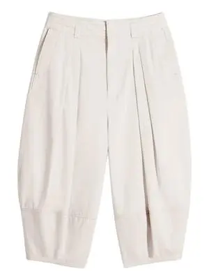 LEMAIRE Pleated Balloon Shorts - Jasmine
