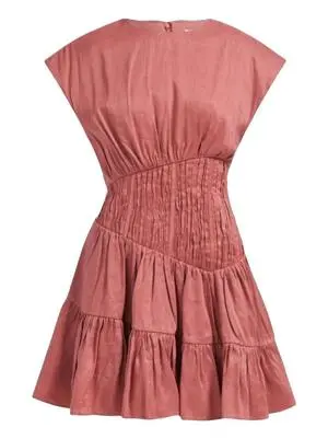Aje Ecliptica Mini Dress - Pink