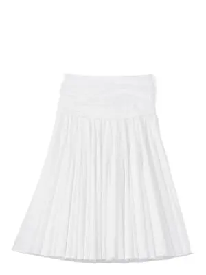Jacquemus Draped Petticoat Skirt - White