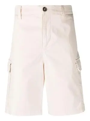 Brunello Cucinelli Brunello Cucinelli Cargo Shorts With Side Flap Pockets White