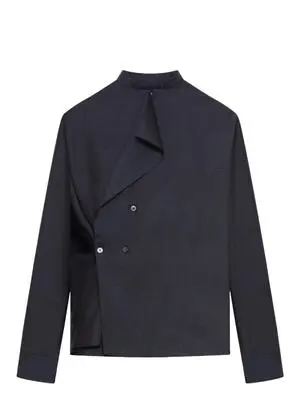 Soeur Hampton Button Straight Blouse - Black