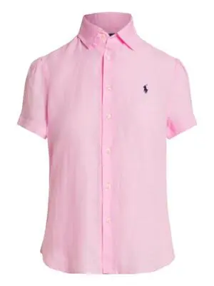Polo Ralph Lauren Embroidered Logo Shirt - Pink