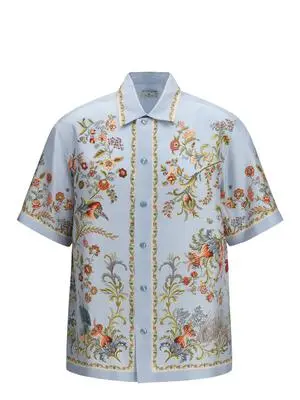 Etro Oversized Flora Fauna Print Shirt - Multicolor