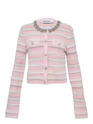 SELF-PORTRAIT Self-Portrait Textured Cardigan
