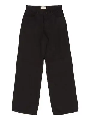 THE ROW Eglitta Straight Leg Jeans - Black