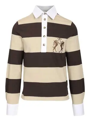 VIVIENNE WESTWOOD Striped Rugby Polo Shirt - Multicolor