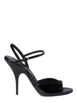Miu Miu High-heeled Sandals With Buckle Detail - Black