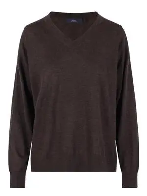 ARCH4 ARCH4 V-Neck Ribbed Knit Sweater