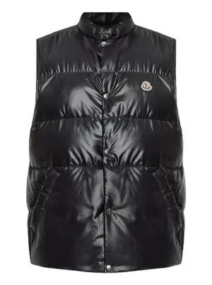 Moncler Quilted Down Vest - Black